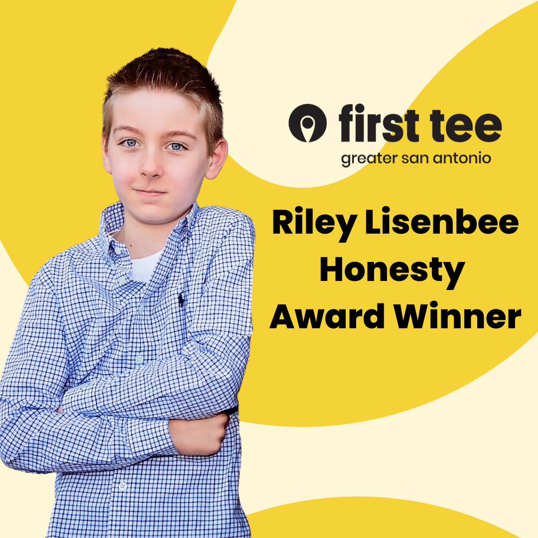 Riley Lisenbee - Game Changers Honesty Award Winner - First Tee ...
